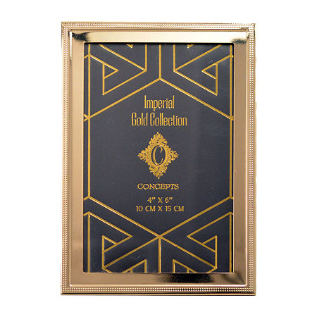 Click here for Concepts In Time 5x7 Fine Bead Gold 1-Opening Tabl... prices