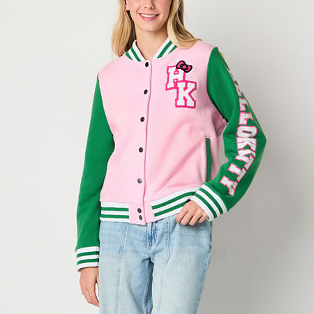 Click here for Womens Hello Kitty Fleece Midweight Juniors Bomber... prices