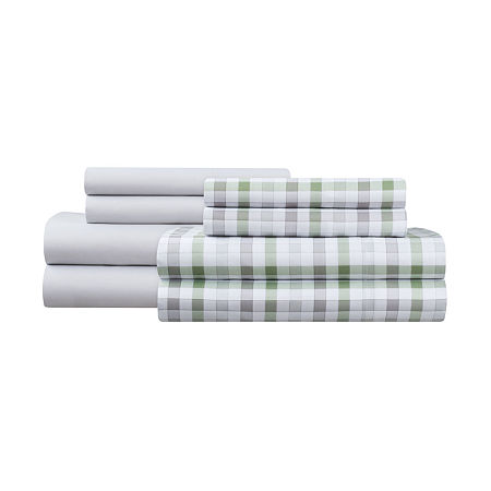 Click here for IZOD Gingham Sheet Set  One Size  Green prices