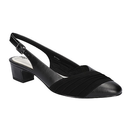 Click here for Easy Street Bates Womens Round Block Heel Pumps  6... prices