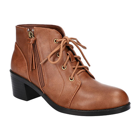 Click here for Easy Street Womens Becker Stacked Heel Booties  7... prices