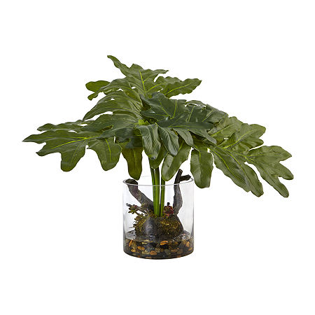 Click here for Nearly Natural Philodendron Arrangement With Vase... prices