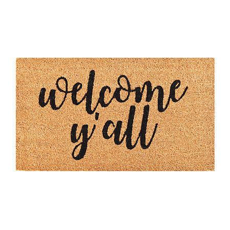 Click here for Calloway Mills Welcome YAll Outdoor Rectangular Do... prices
