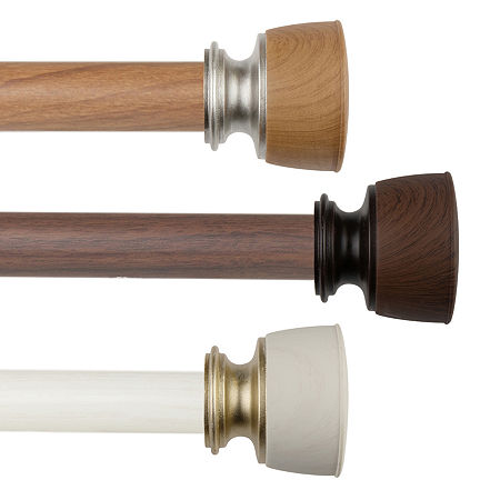 Click here for Rod Desyne Nuno Faux Wood 1 IN Adjustable Curtain... prices