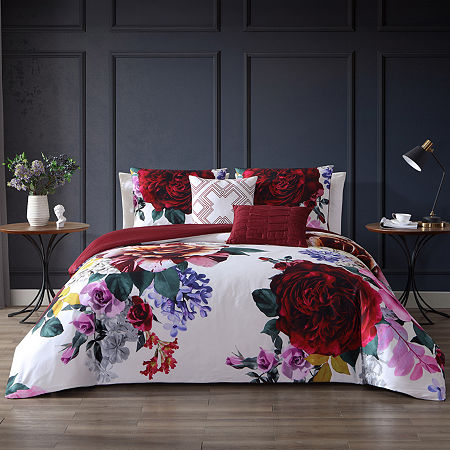 Click here for Bebejan Magenta Floral 5-pc. Midweight Reversible... prices