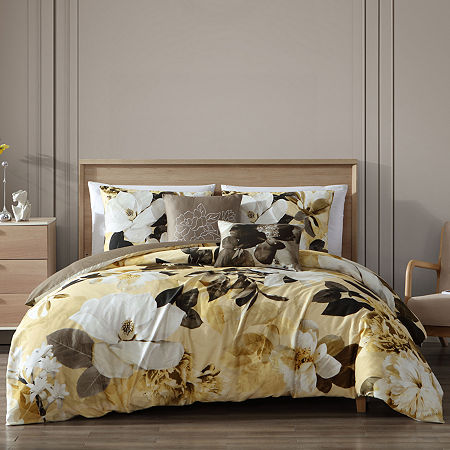 Bebejan(R) Magnolia Cotton 5pc. Reversible Comforter Set