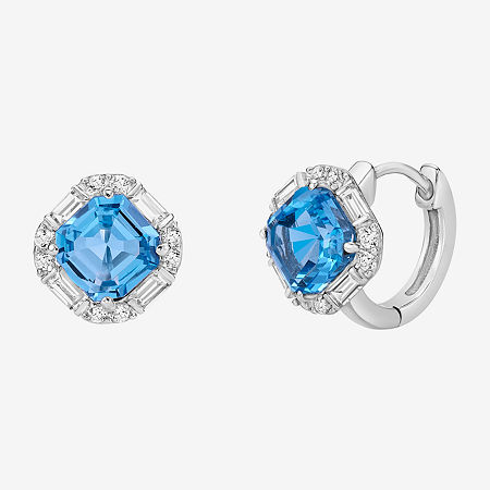 Click here for Gemstone Sterling Silver 11mm Stud Earrings  One S... prices