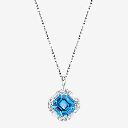 Click here for Gemstone Sterling Silver Pendant Necklace  One Siz... prices