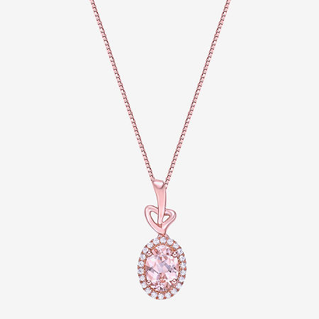 Click here for Gemstone 10K Gold Oval Pendant Necklace  One Size... prices