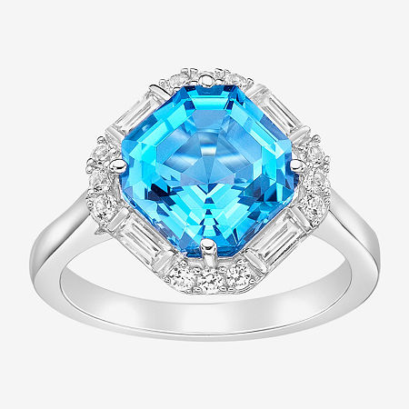 Click here for Gemstone Sterling Silver Cocktail Ring  5  Swiss B... prices
