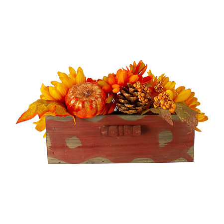 Click here for Northlight Leaf And Berry In Wooden Box Thanksgivi... prices