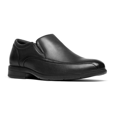 Clarks Mens Steadwell Step Dress Shoe - Black Leather