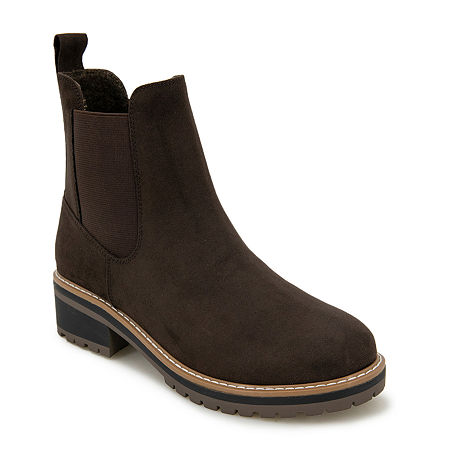 Click here for Kensie Womens Klassen Flat Heel Chelsea Boots  5 1... prices