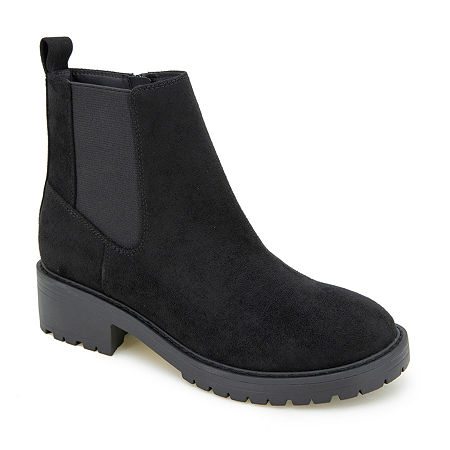 Click here for Kensie Womens Kelsey Flat Heel Chelsea Boots  7 Me... prices