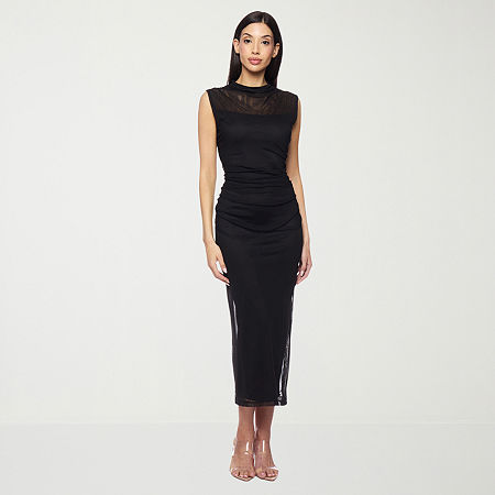 Click here for Premier Amour Womens Sleeveless Midi Sheath Dress... prices