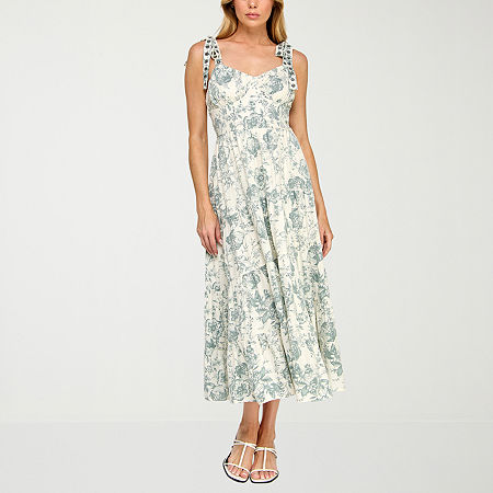 Click here for Trixxi Womens Floral Juniors Maxi Dress  Small  Wh... prices