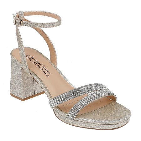 Click here for American Glamour Badgley Mischka Womens Leva Heele... prices