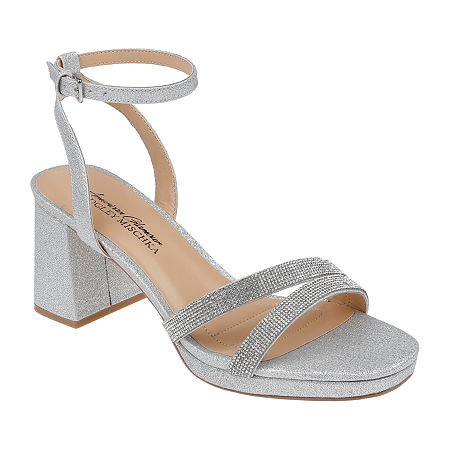 Click here for American Glamour Badgley Mischka Womens Leva Heele... prices