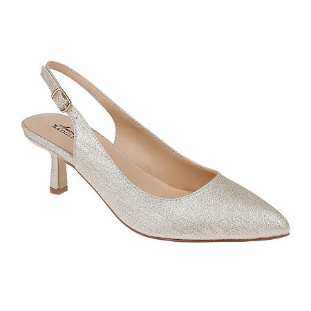 Click here for American Glamour Badgley Mischka Lenora Womens Poi... prices