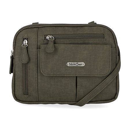 Click here for Multi Sac Zippy Crossbody Bag  One Size  Green prices