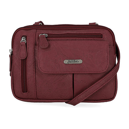 Click here for Multi Sac Zippy Crossbody Bag  One Size  Red prices