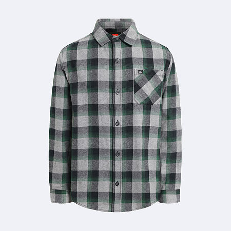 Click here for Quiksilver Big Kid Boys Long Sleeve Regular Fit Fl... prices