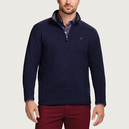 Click here for IZOD Thermasoft Sweater Fleece Mens Mock Neck Long... prices