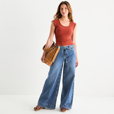 Click here for a.n.a Womens Mid Rise Wide Leg Jean  14  Blue prices