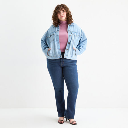 Click here for a.n.a Womens High Rise Bootcut Jean  28w Long  Blu... prices