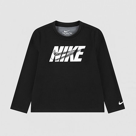 Click here for Nike Toddler Boys Crew Neck Long Sleeve Regular Fi... prices