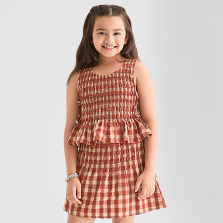 Click here for Eyeshadow Big Kid Girls Round Neck Sleeveless Tank... prices