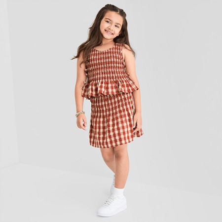 Click here for Eyeshadow Big Kid Girls Round Neck Sleeveless Tank... prices