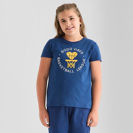 Click here for Xersion Little & Big Kid Girls Crew Neck Short Sle... prices