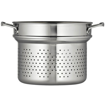 18/10 Stainless Steel 9½" Pasta Insert for Tramontina Gourmet 8-qt. Tri ...