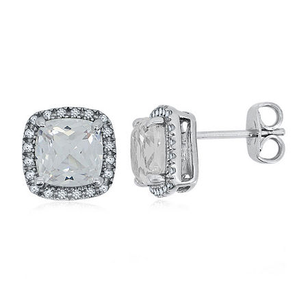 Click here for Lab-Created White Sapphire Sterling Silver Earring... prices