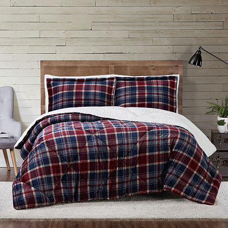 Click here for Truly Soft Cuddle Warmth Plaid Comforter Set prices