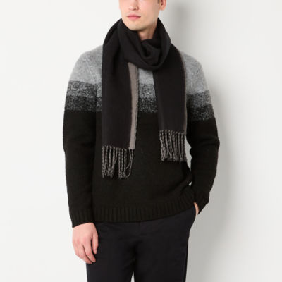 J. Ferrar Reversible Cold Weather Set, Color: Black Grey - JCPenney