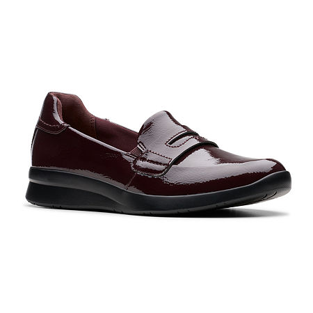 Click here for Clarks Ellowyn Penny Womens Moc Closed Toe Loafers... prices