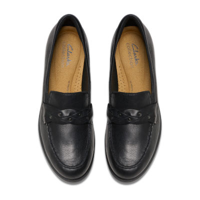 Clarks Womens Charlten Echo Loafers, Color: Black - JCPenney
