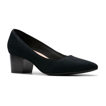 Click here for Clarks Ellanie Hope Womens Pointed Closed Toe Bloc... prices