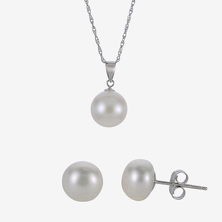 Click here for Cultured Freshwater Pearl Sterling Silver Stud Ear... prices