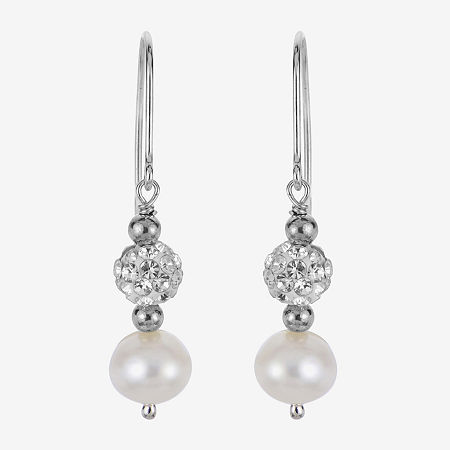 Click here for Womens White Cultured Freshwater Pearl Sterling Si... prices