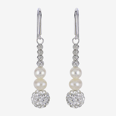 Click here for Womens White Cultured Freshwater Pearl Sterling Si... prices