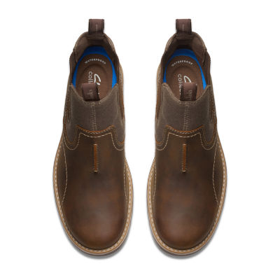 Clarks Mens Morris Easy Waterproof Flat Heel Winter Boots, Color ...