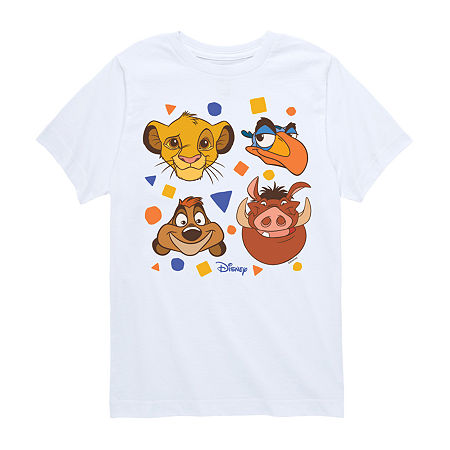 Click here for Lion King Big Boys Disney Graphic Tee - White prices