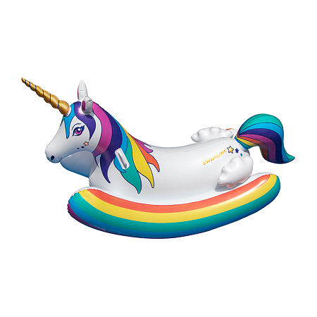 Click here for 86 Inflatable Unicorn Rocker Pool Float  One Size... prices