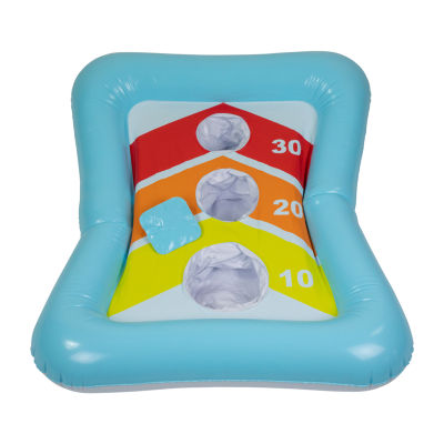 Northlight Inflatable Bean Bag Swimming Game Pool Toy, Color: Blue ...