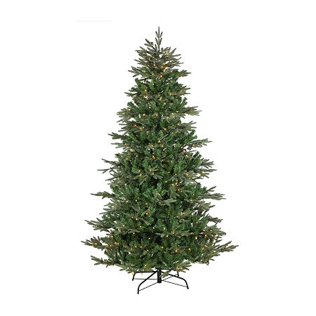 Click here for 6.5 Pre-Lit Hudson Fir Artificial Christmas Tree W... prices
