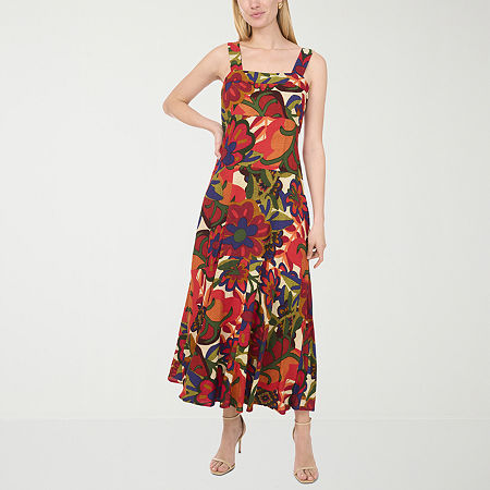 Click here for Sam And Jess Womens Sleeveless Floral Petite Maxi... prices