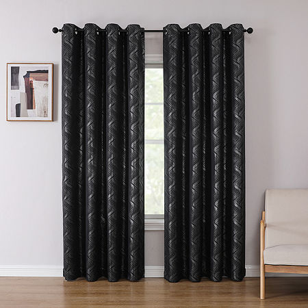 Click here for Regal Home Talia Grommet Top Blackout Single Curta... prices